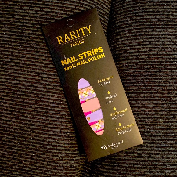 Rarity Nails | Makeup | Rarity Nail Wraps Pink And Purple Argyle | Poshmark